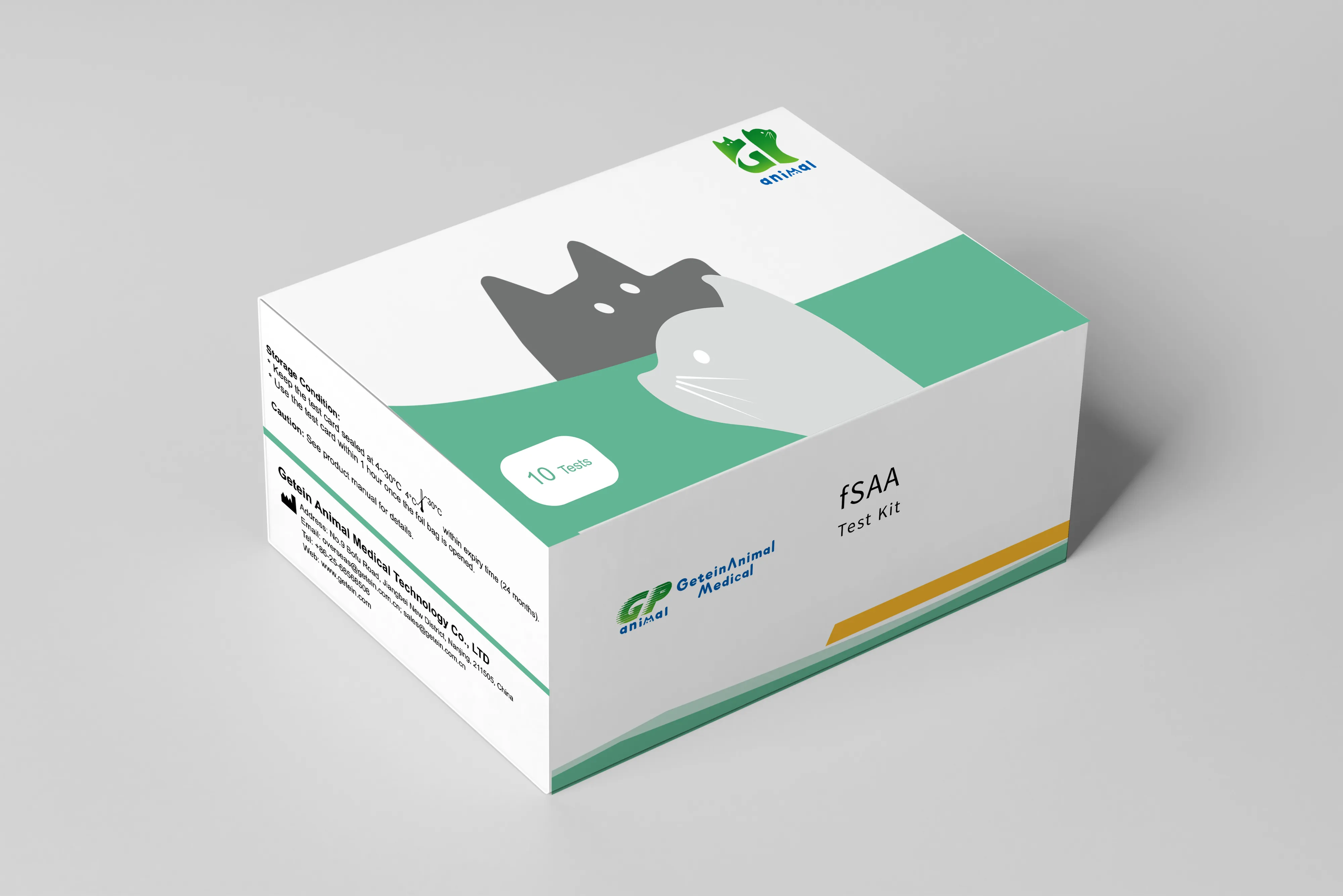 Feline serum amyloid A fast test kit
